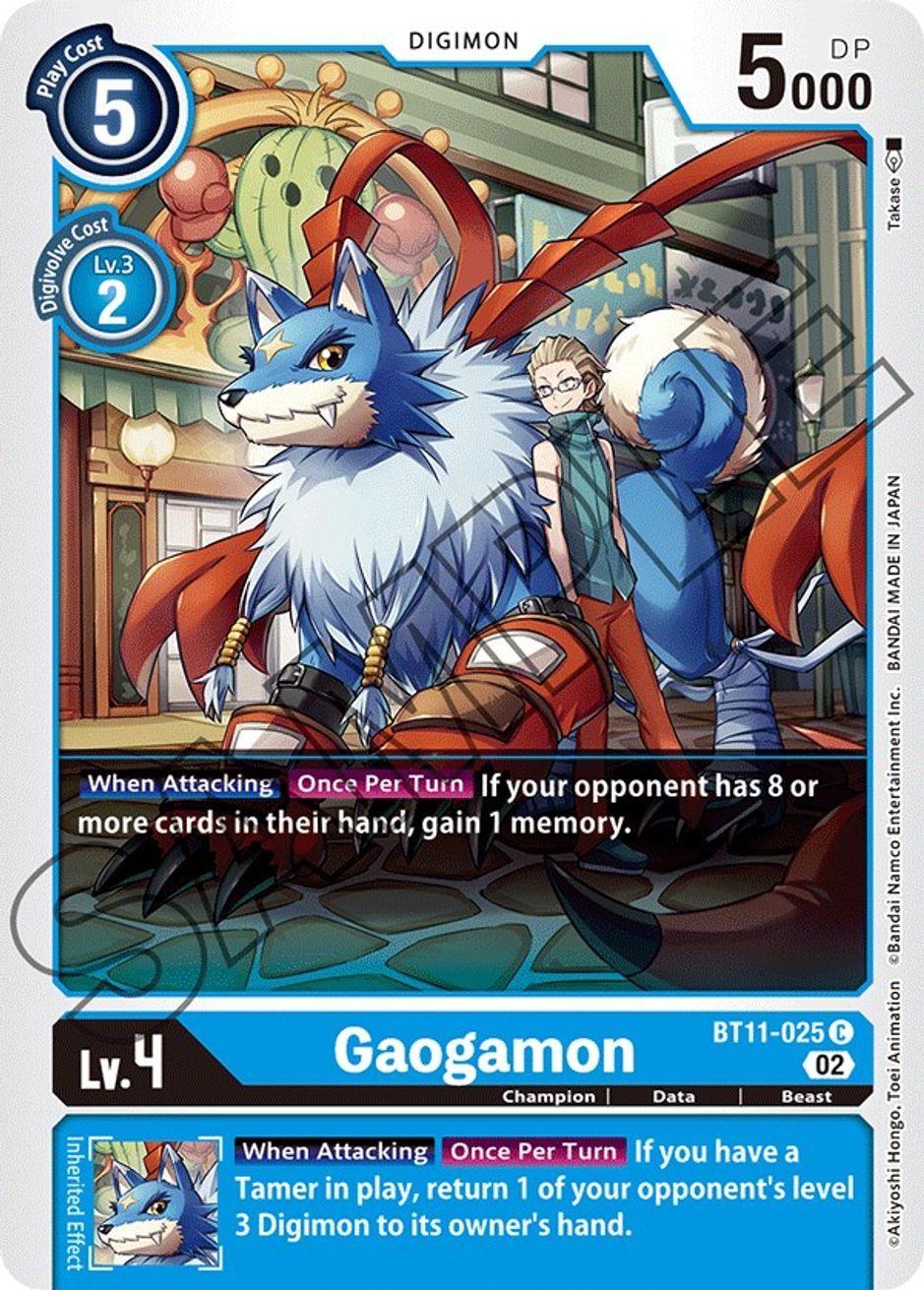Gaogamon - Dimensional Phase - Digimon Card Game