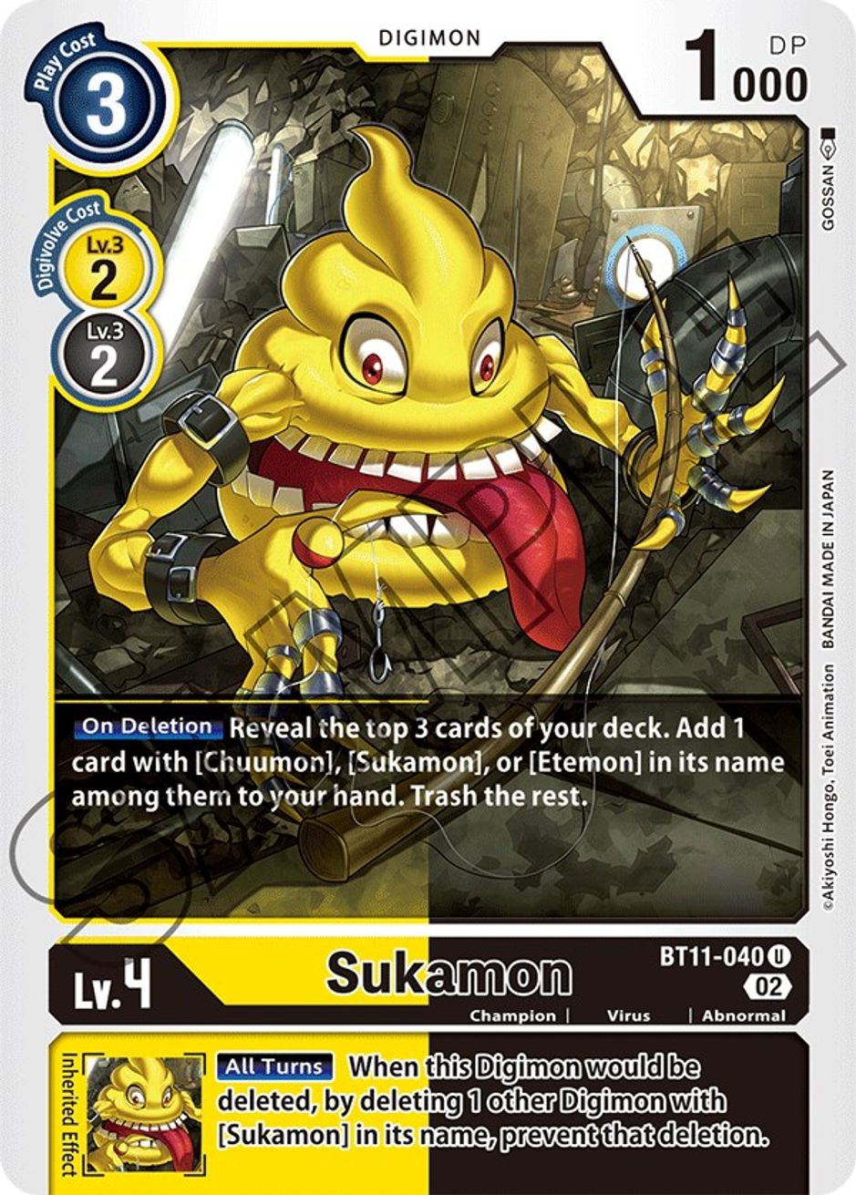 Sukamon - Dimensional Phase - Digimon Card Game