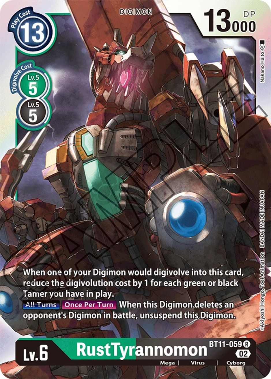 RustTyrannomon - Dimensional Phase - Digimon Card Game