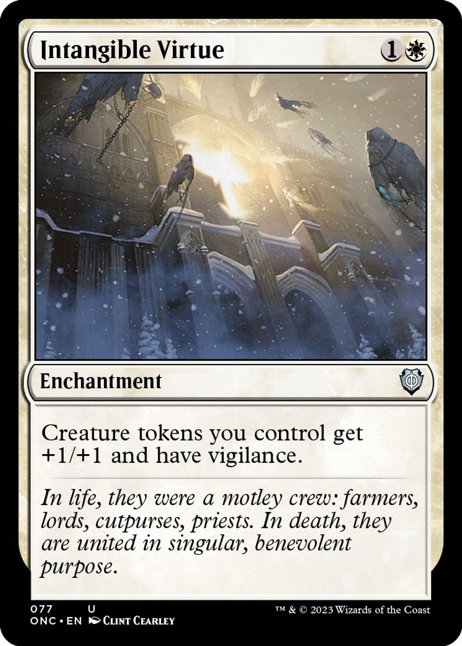 Intangible Virtue - Commander: Phyrexia: All Will Be One - Magic: The ...