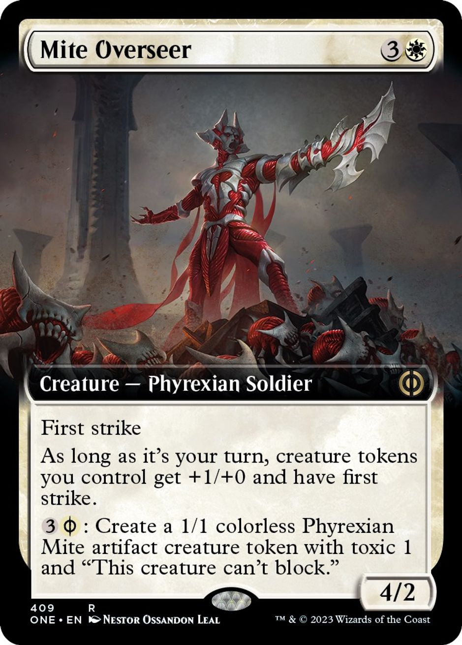 Mite Overseer (Extended Art) - Phyrexia: All Will Be One - Magic: The ...