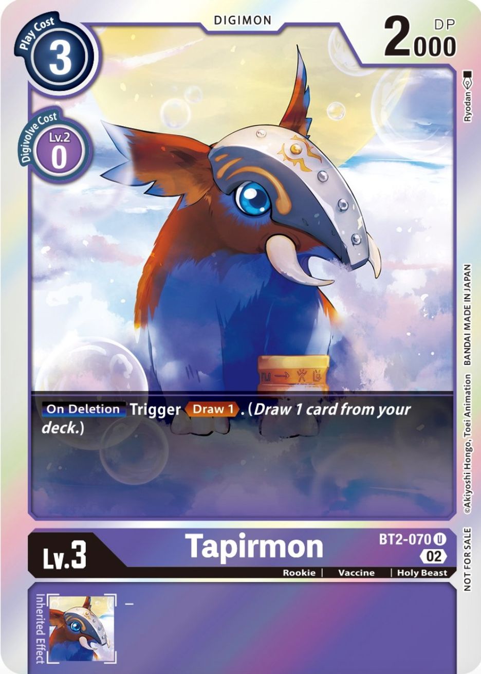 Tapirmon (Official Tournament Pack Vol.8) - Release Special Booster - Digimon Card Game