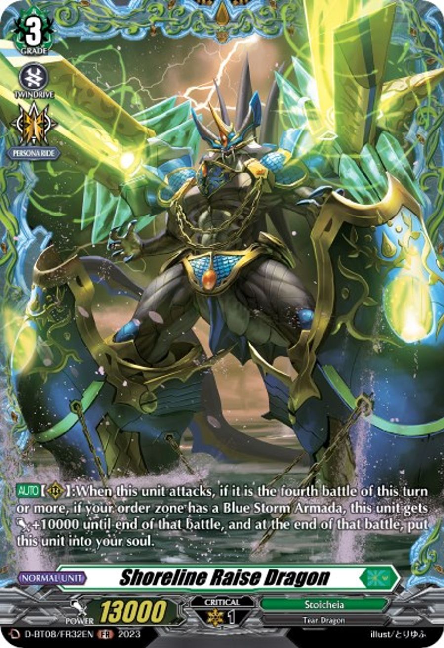 Shoreline Raise Dragon (FR) - Minerva Rising - Cardfight Vanguard