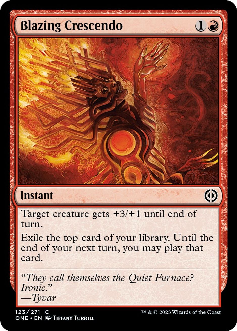 Blazing Crescendo - Phyrexia: All Will Be One - Magic: The Gathering