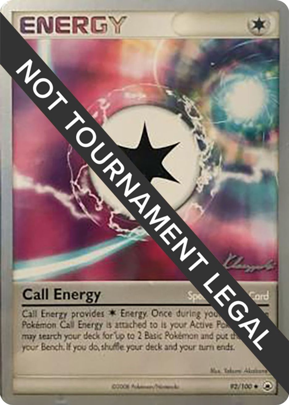 Call Energy - 2008 (Jason Klaczynski) - World Championship Decks - Pokemon