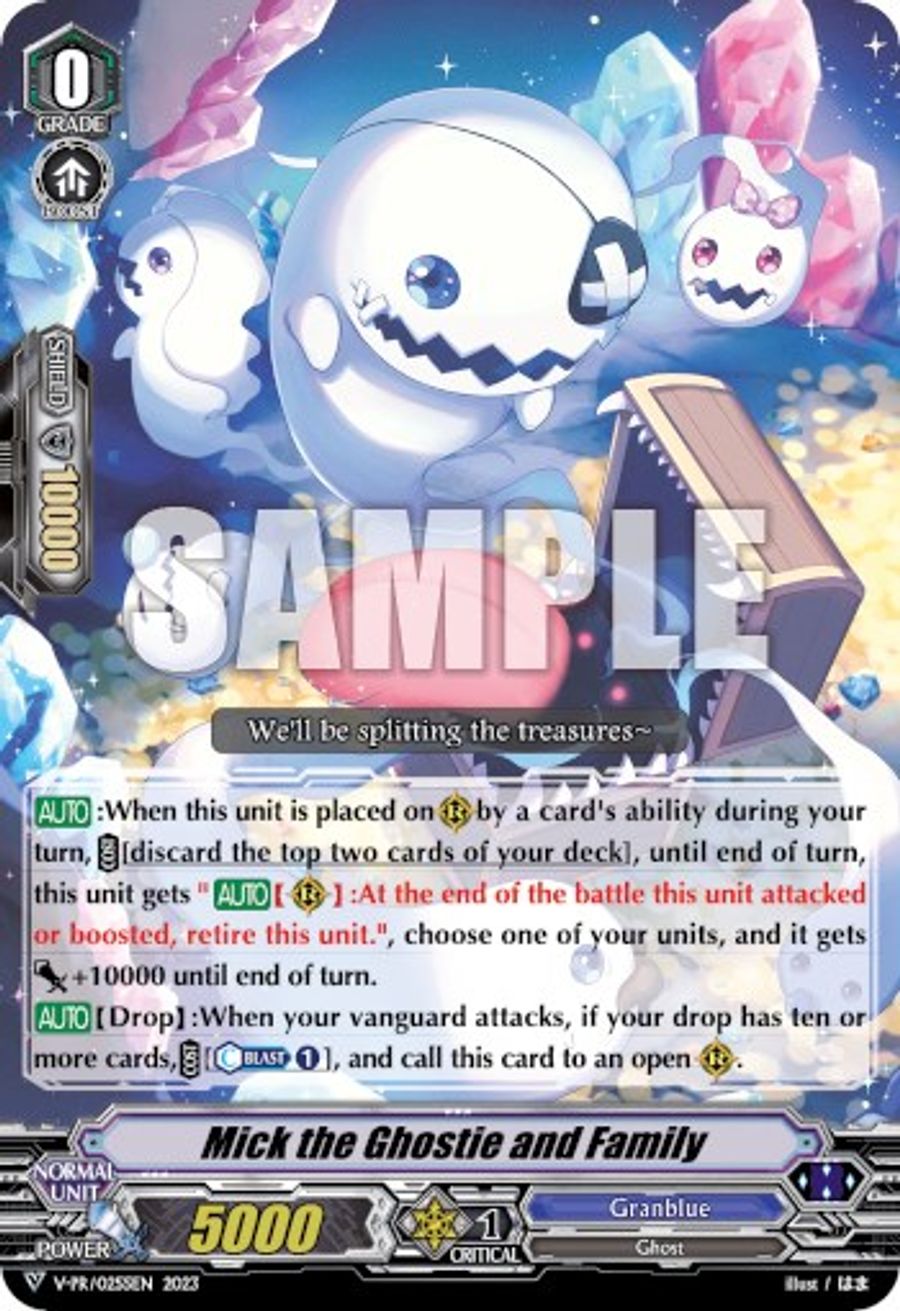 Mick the Ghostie and Family - V Promo Cards - Cardfight Vanguard