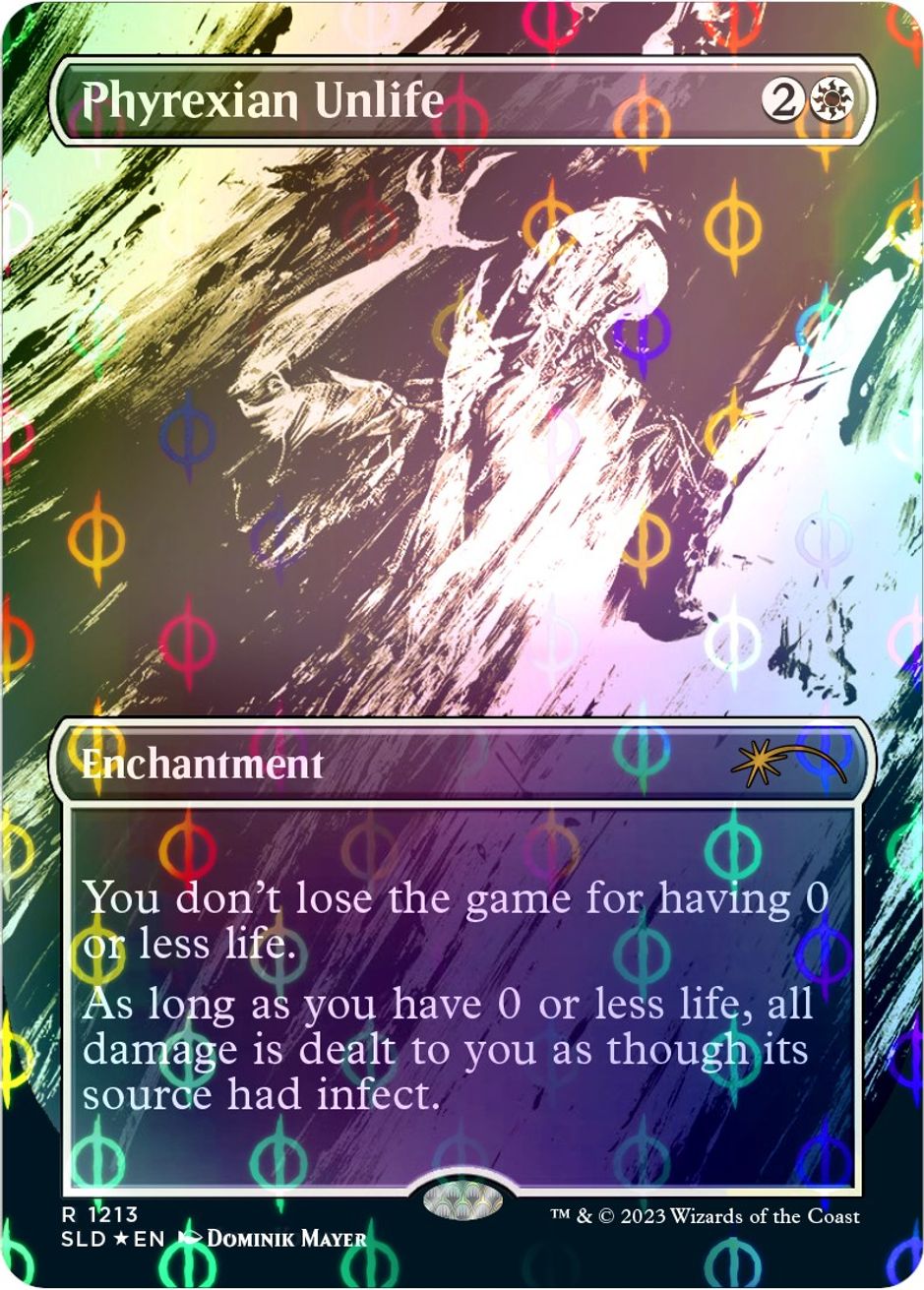 Phyrexian Unlife (Step-and-Compleat Foil) - Secret Lair Drop Series ...