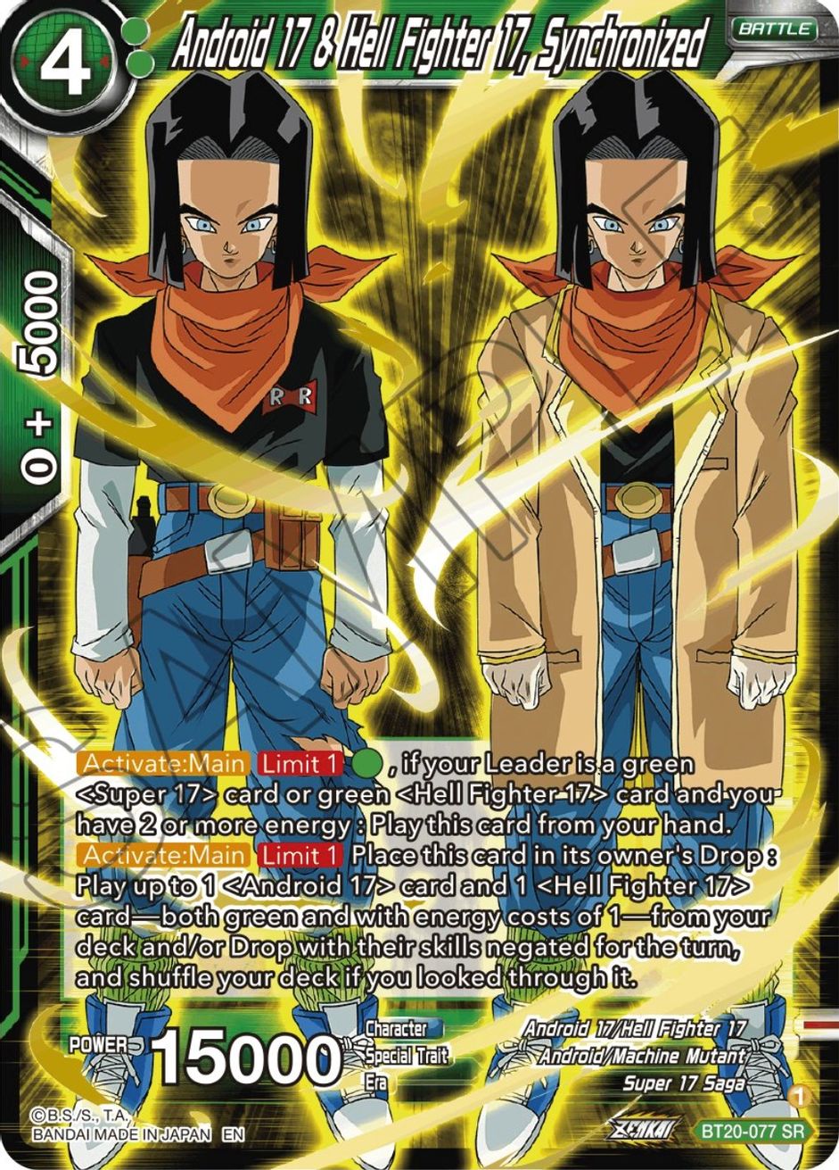 Android 17 & Hell Fighter 17, Synchronized - Power Absorbed - Dragon ...