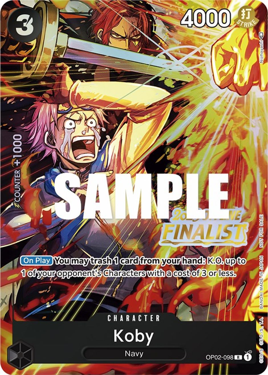 Koby (Offline Regional 2023) [Finalist] - One Piece Promotion Cards ...