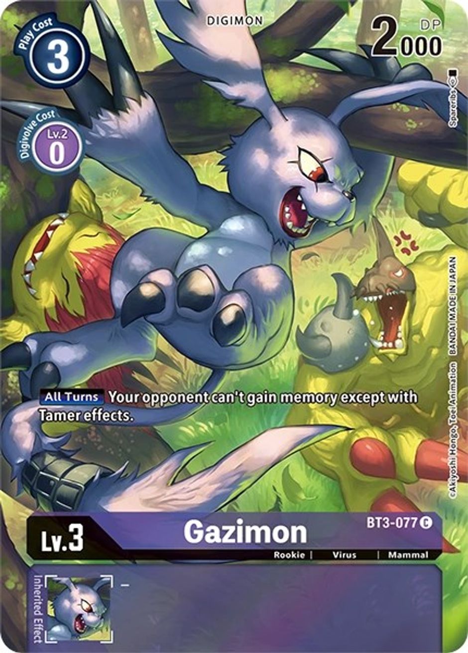 Gazimon (Alternate Art) - Dimensional Phase - Digimon Card Game