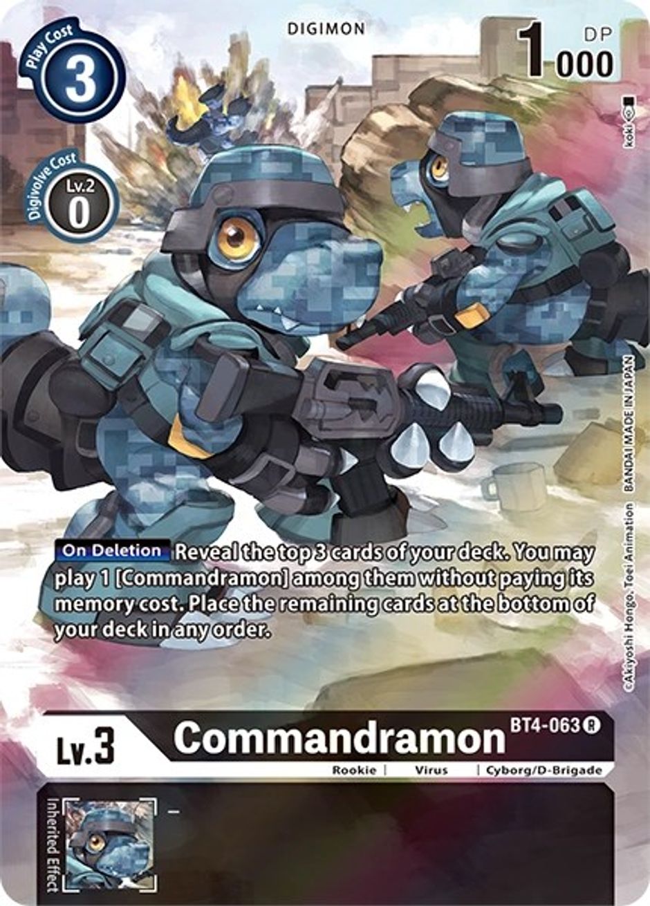 Commandramon (Alternate Art) - Dimensional Phase - Digimon Card Game