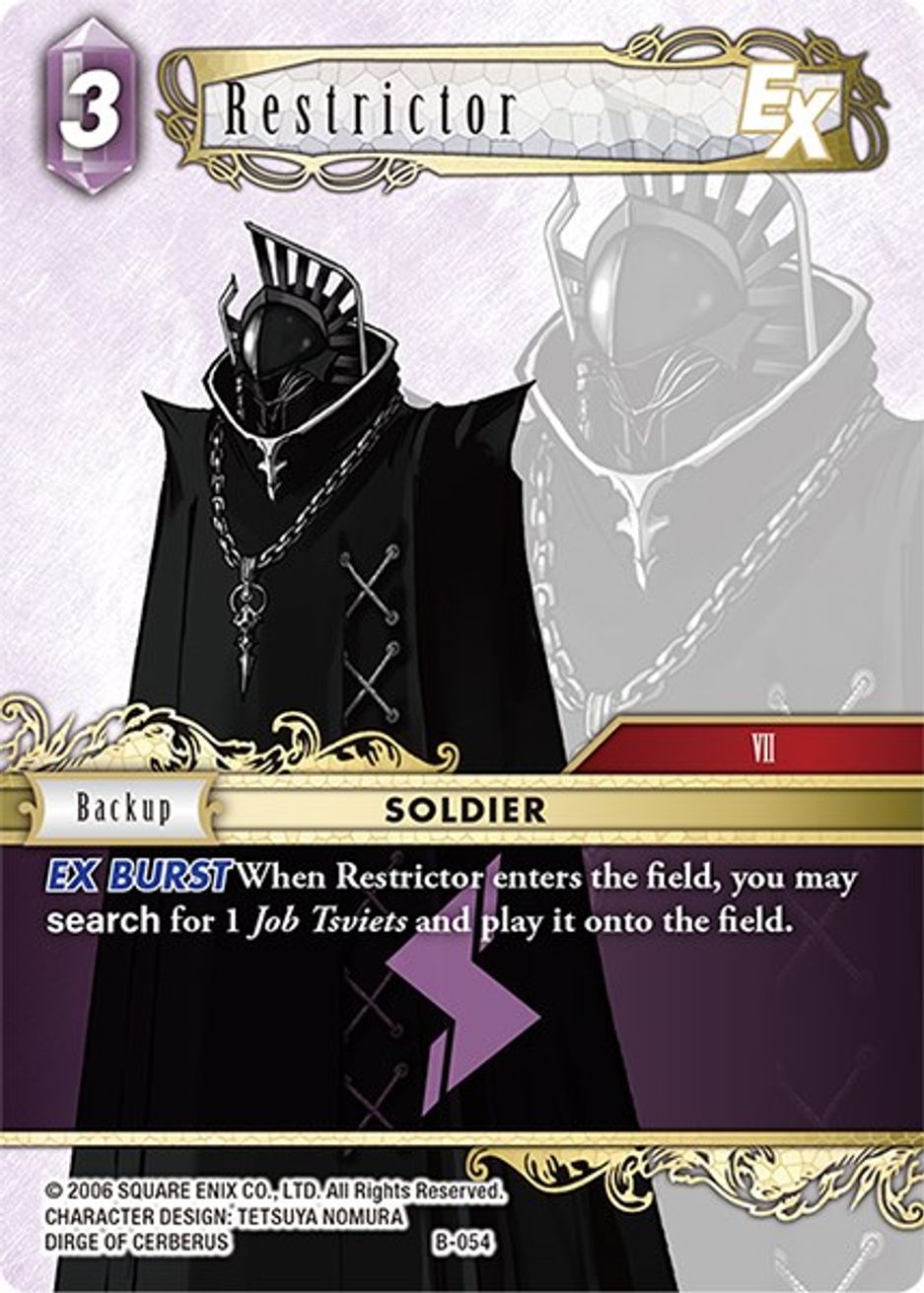Restrictor EX - Boss Deck: Final Fantasy VII - Final Fantasy TCG