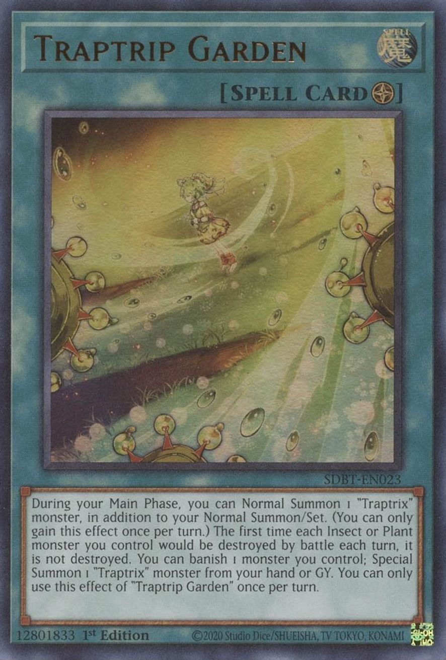 Traptrip Garden - Structure Deck: Beware of Traptrix - YuGiOh