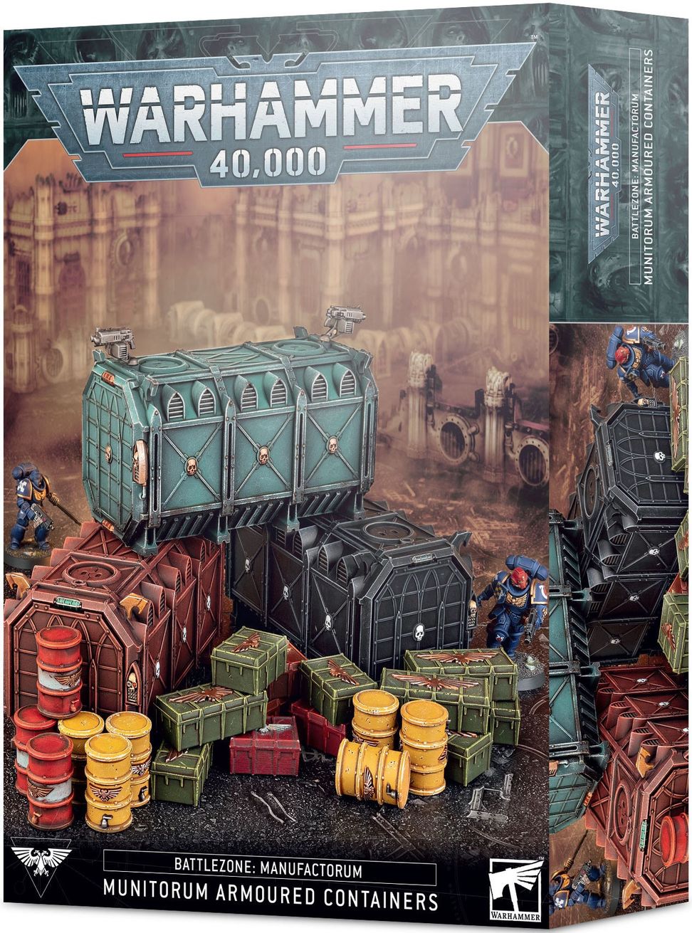 Warhammer 40K: Battlezone: Manufactorum - Munitorum Armoured Containers ...