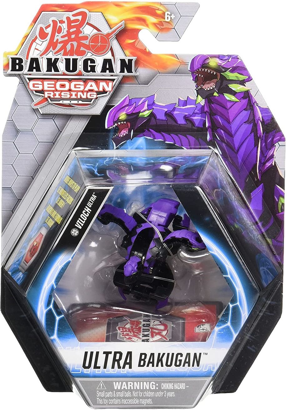 Bakugan Ultra Single Pack - Darkus Viloch Ultra - Geogan Rising ...