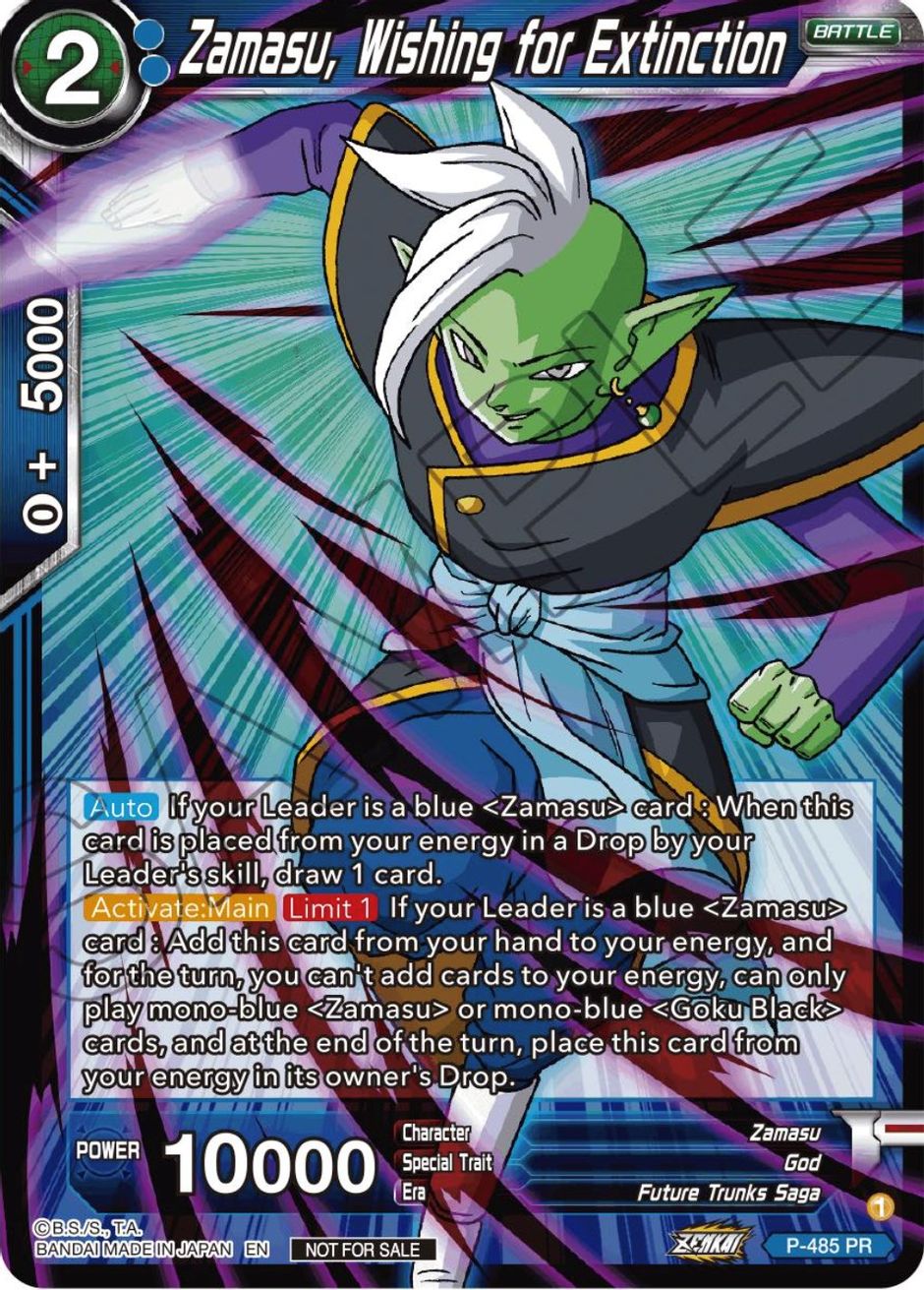 Zamasu, Wishing for Extinction (Zenkai Series Tournament Pack Vol.3 ...