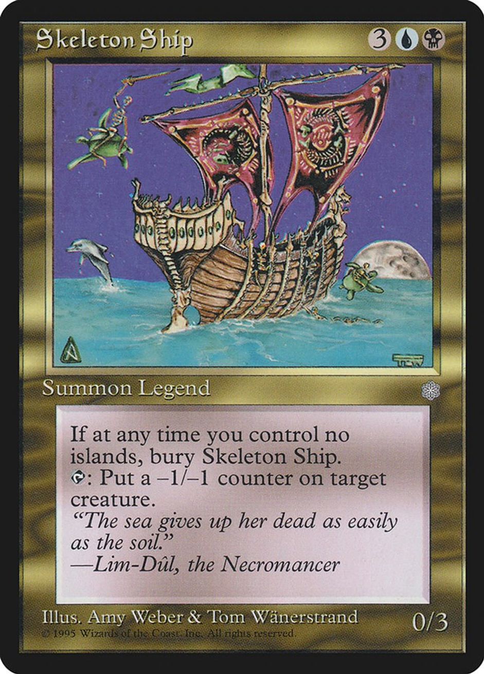 Skeleton Ship - Ice Age - Magic: The Gathering