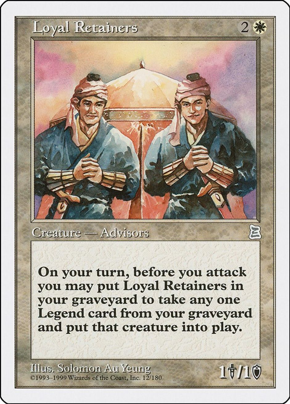 Loyal Retainers - Portal Three Kingdoms - Magic: The Gathering