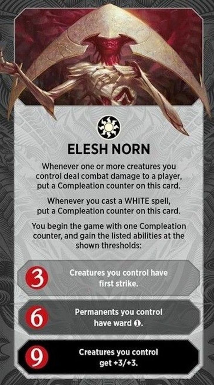 Elesh Norn Praetor Alignment Card - Unique and Miscellaneous Promos - Magic: The Gathering
