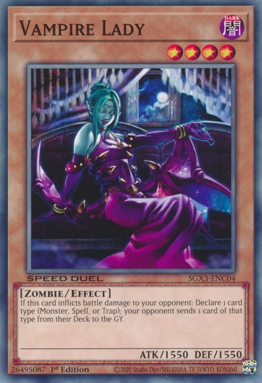 Vampire Lady - Speed Duel GX: Duelists of Shadows - YuGiOh