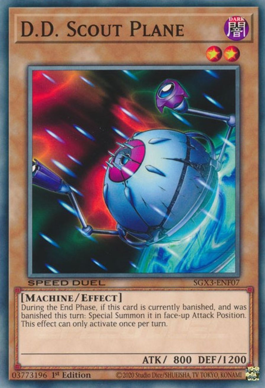 D.D. Scout Plane - Speed Duel GX: Duelists of Shadows - YuGiOh