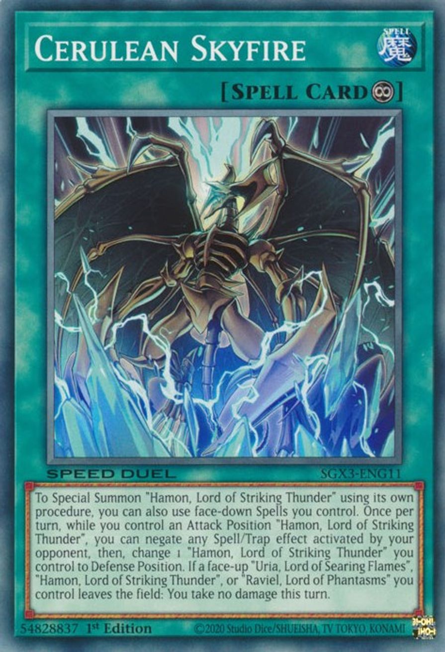 Cerulean Skyfire - Speed Duel GX: Duelists of Shadows - YuGiOh