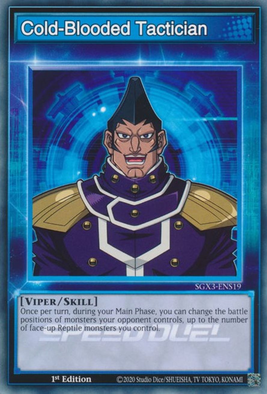 Cold-Blooded Tactician - Speed Duel GX: Duelists of Shadows - YuGiOh