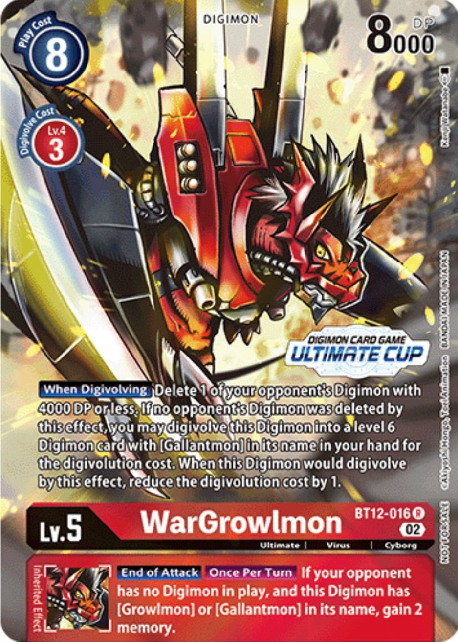 WarGrowlmon (Ultimate Cup) - Across Time - Digimon Card Game