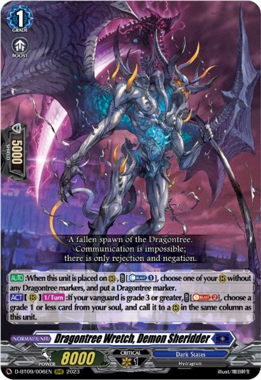 Dragontree Wretch, Demon Sheridder - Dragontree Invasion - Cardfight Vanguard