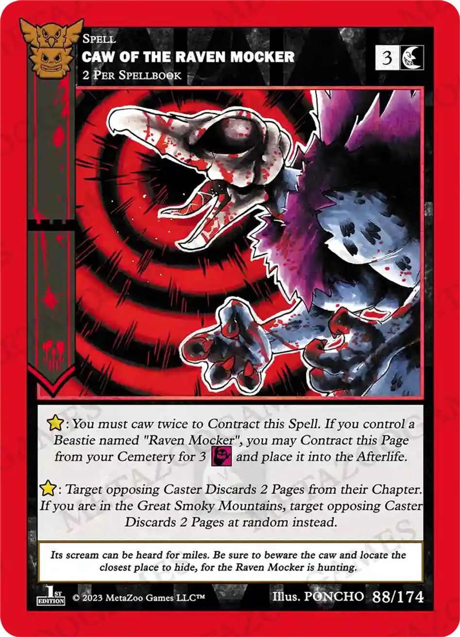 Caw of the Raven Mocker - Native: First Edition - MetaZoo