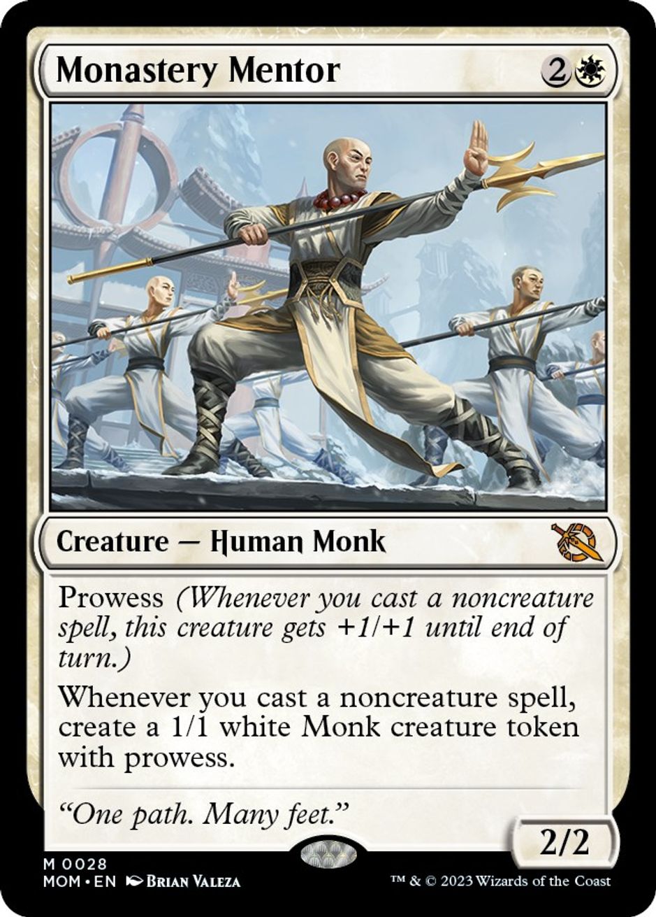 Monastery Mentor - March of the Machine - Magic: The Gathering