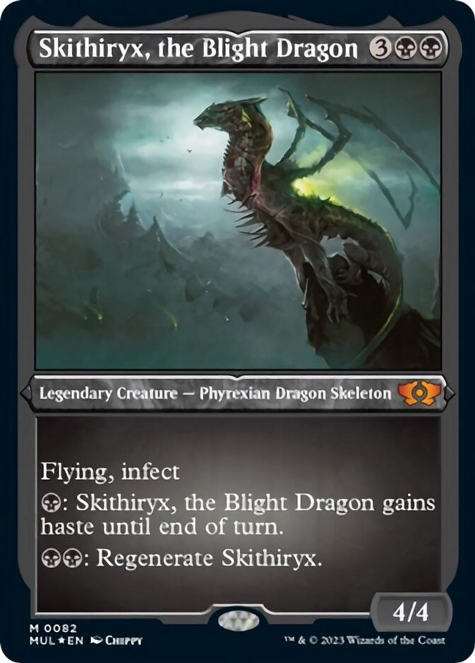 Skithiryx, the Blight Dragon (Foil Etched) - March of the Machine ...