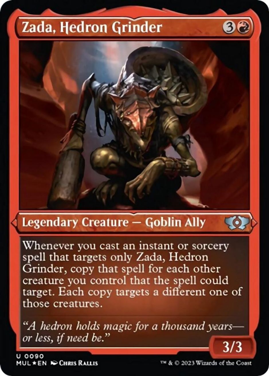 Zada, Hedron Grinder (Foil Etched) - March of the Machine: Multiverse Legends - Magic: The Gathering