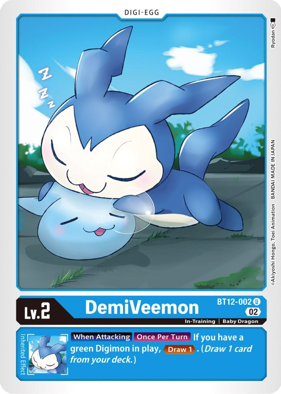 DemiVeemon - Across Time - Digimon Card Game