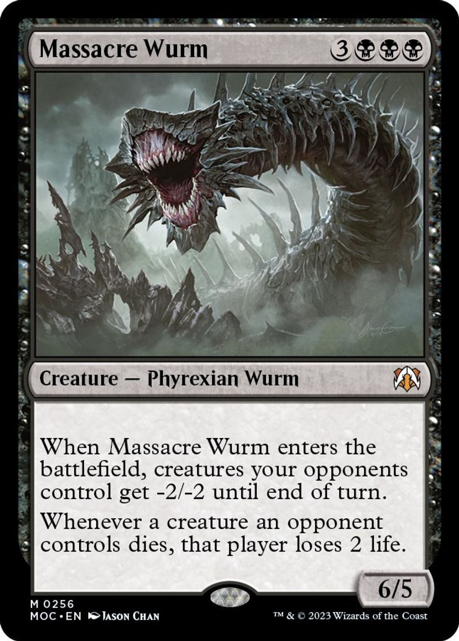 Massacre Wurm - Commander: March of the Machine - Magic: The Gathering