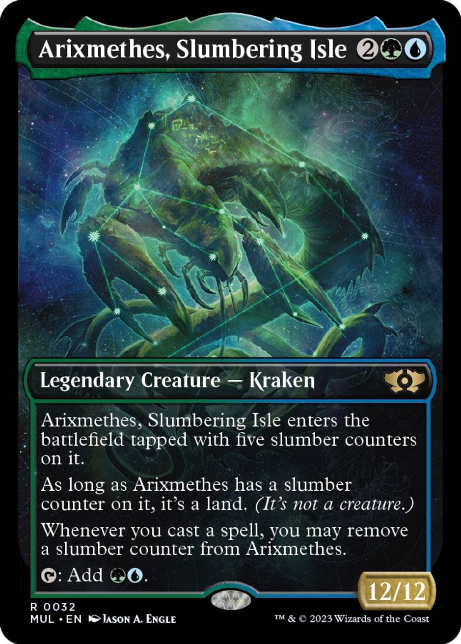 Arixmethes, Slumbering Isle - March of the Machine: Multiverse Legends - Magic: The Gathering ...
