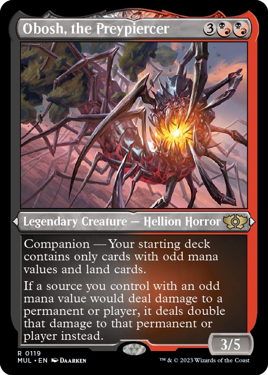 Obosh, the Preypiercer (Foil Etched) - March of the Machine: Multiverse ...