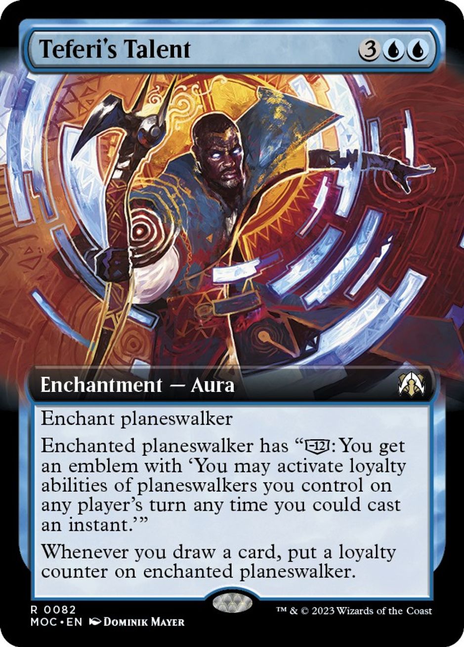 Teferi's Talent (Extended Art) - Commander: March of the Machine ...