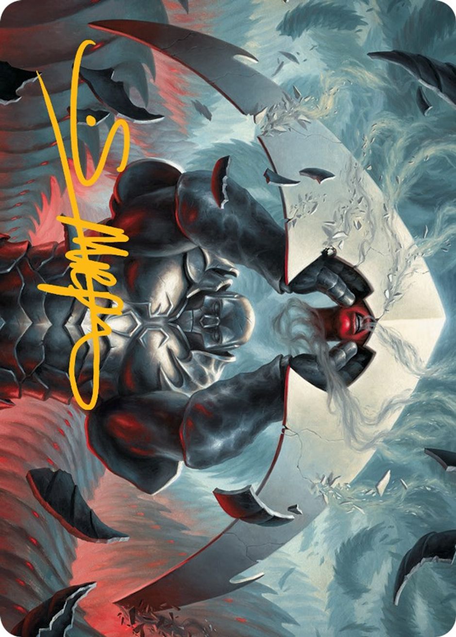 Mirrodin Avenged Art Card (Gold-Stamped Signature) - Art Series: March ...