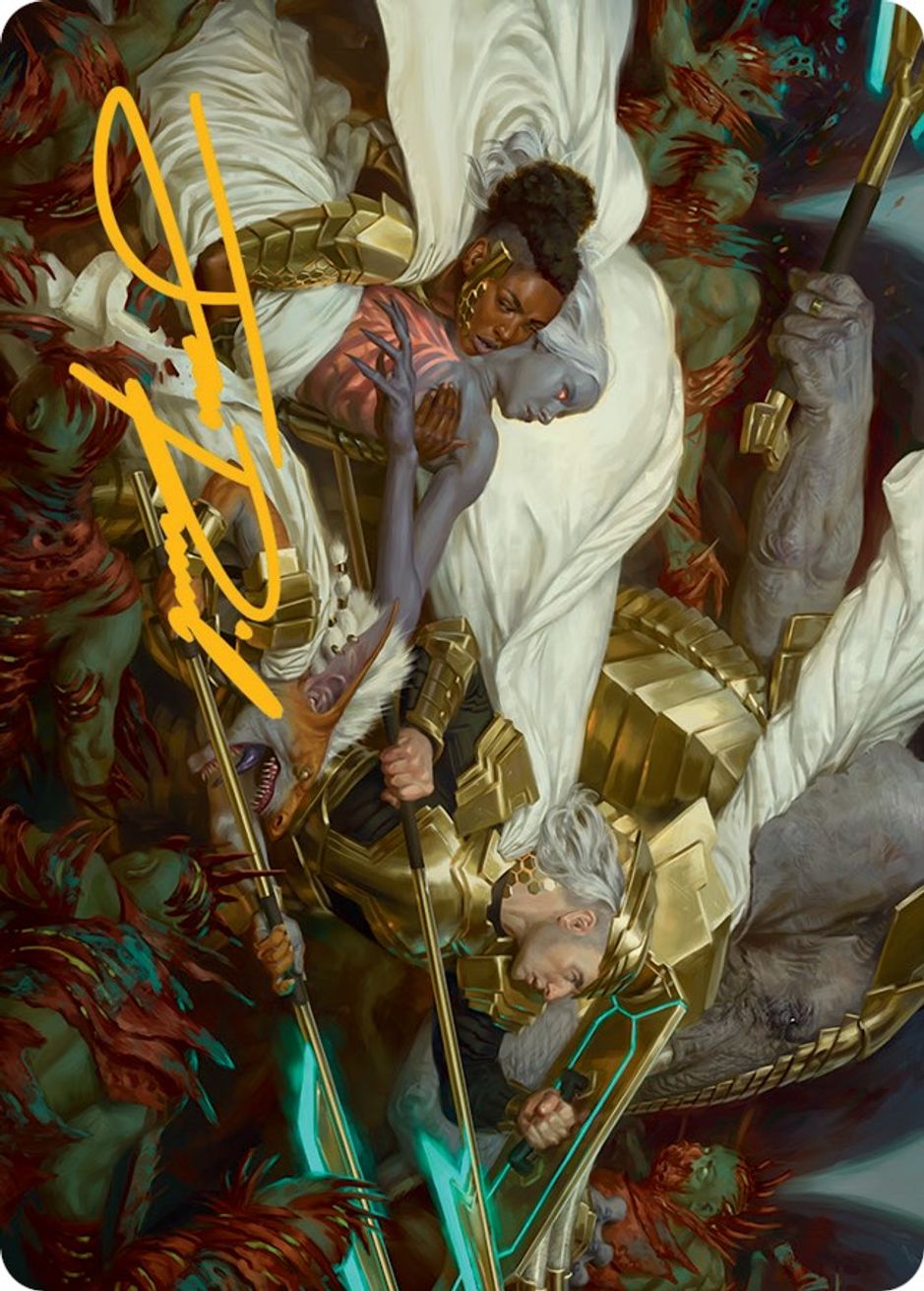 Serpent-Blade Assailant Art Card (41/81) (Gold-Stamped Signature) - Art ...