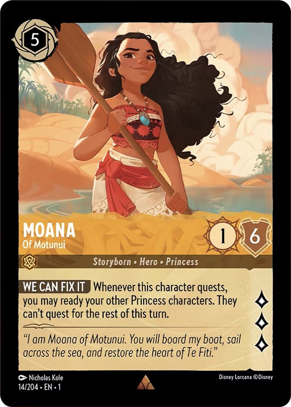 Moana - Of Motunui - The First Chapter - Disney Lorcana