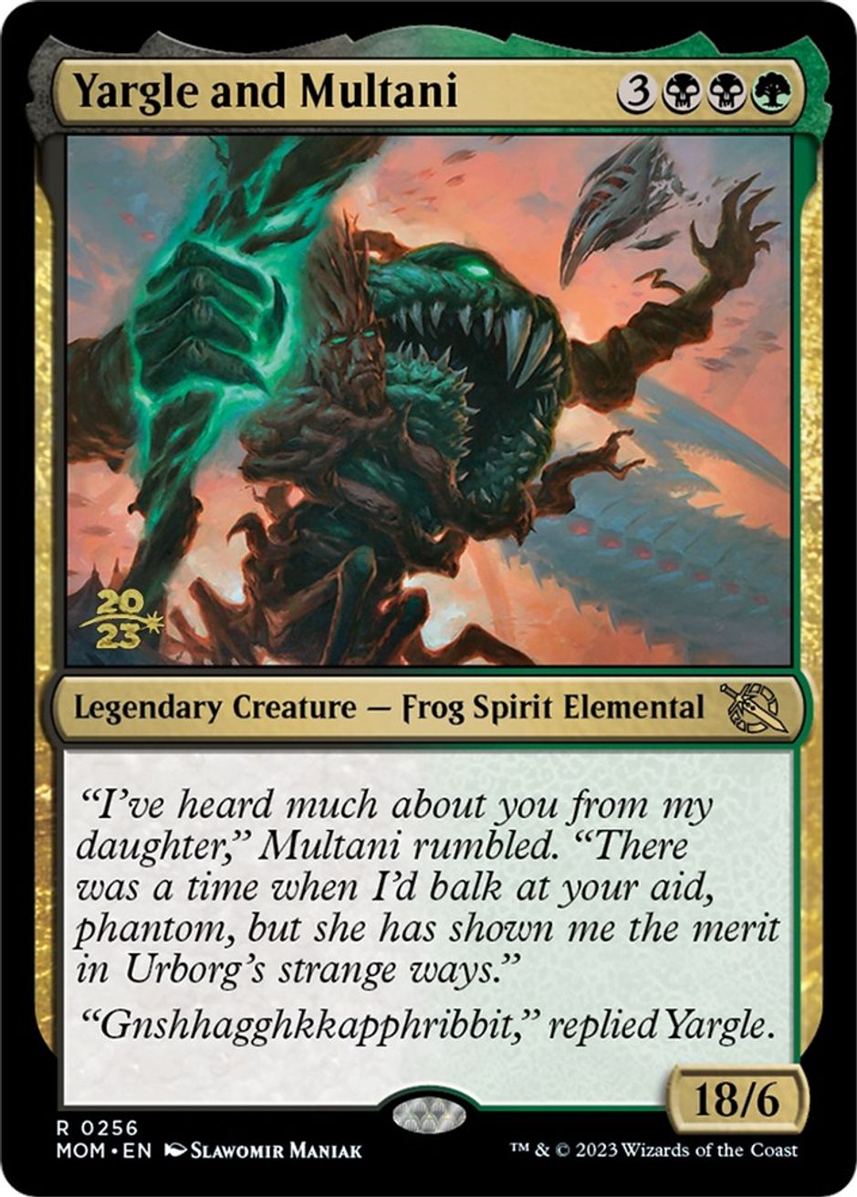 Yargle and Multani - Prerelease Cards - Magic: The Gathering