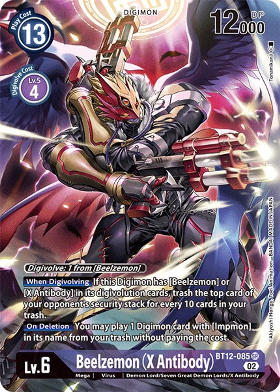 Beelzemon (X Antibody) (Alternate Art) - Across Time - Digimon Card Game