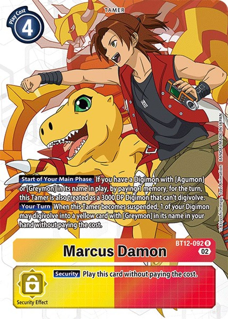 Marcus Damon (Alternate Art) - Across Time - Digimon Card Game