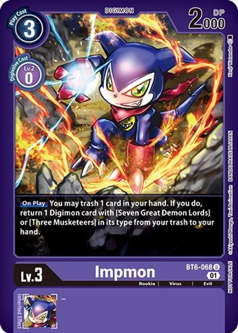 Impmon (April 2023 Beelzemon Special) - Starter Deck 14: Beelzemon ...