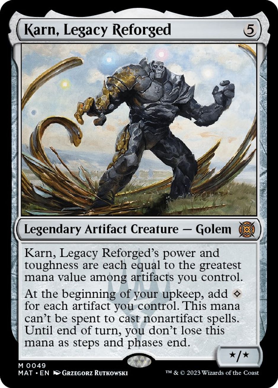 Karn, Legacy Reforged - March of the Machine: The Aftermath - Magic ...