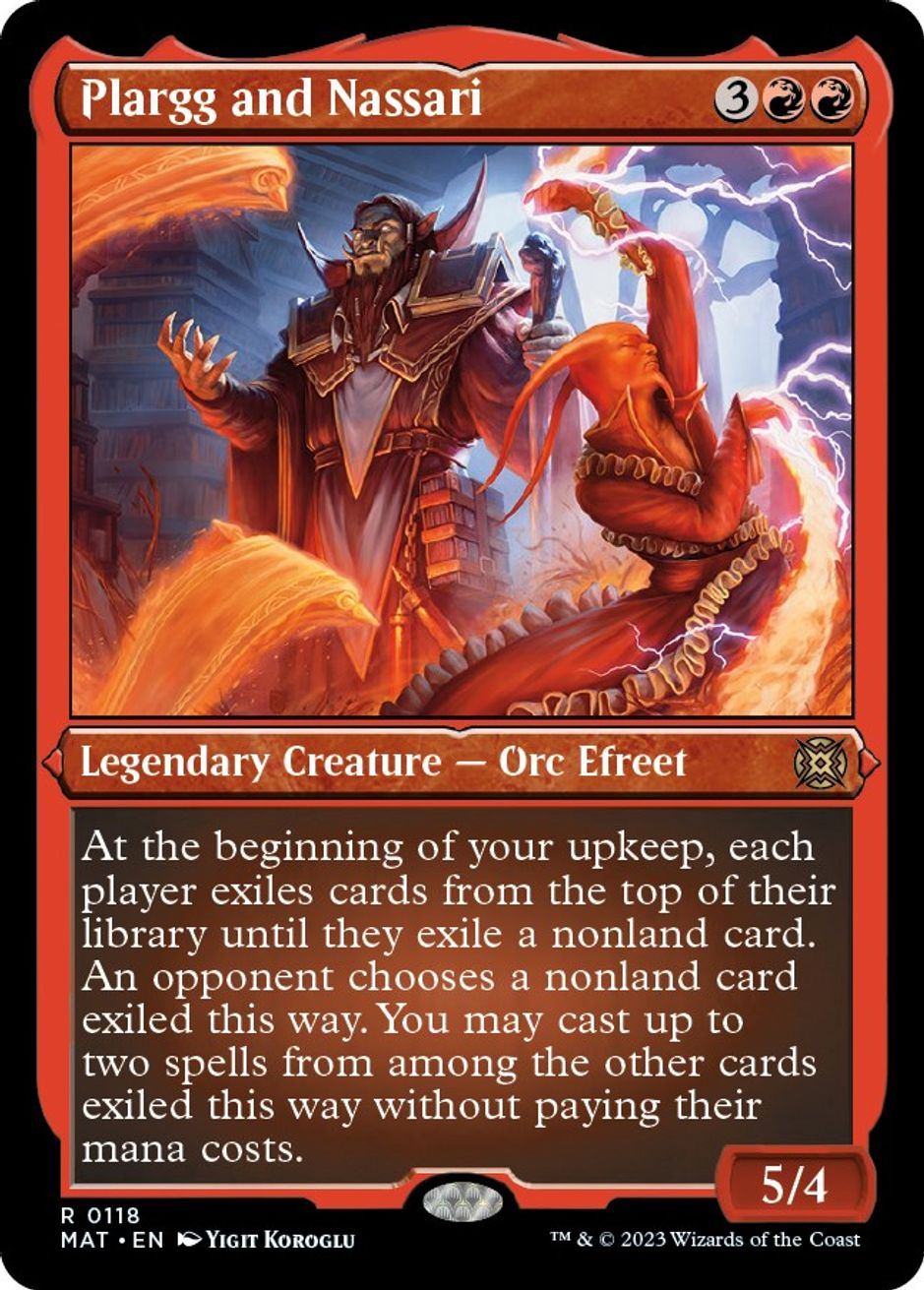 Plargg and Nassari (Foil Etched) - March of the Machine: The Aftermath ...