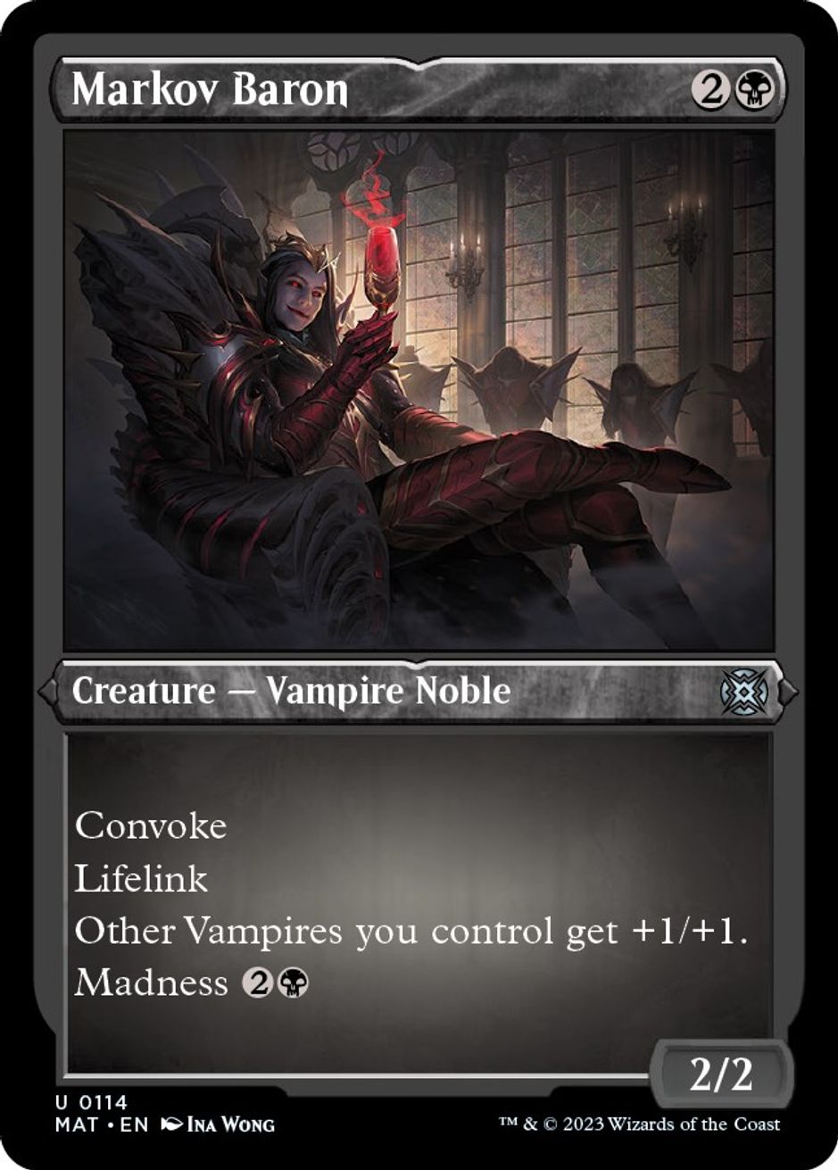 Markov Baron (Foil Etched) - March of the Machine: The Aftermath ...