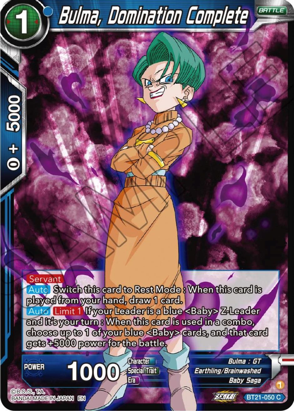 Bulma, Domination Complete - Wild Resurgence - Dragon Ball Super ...