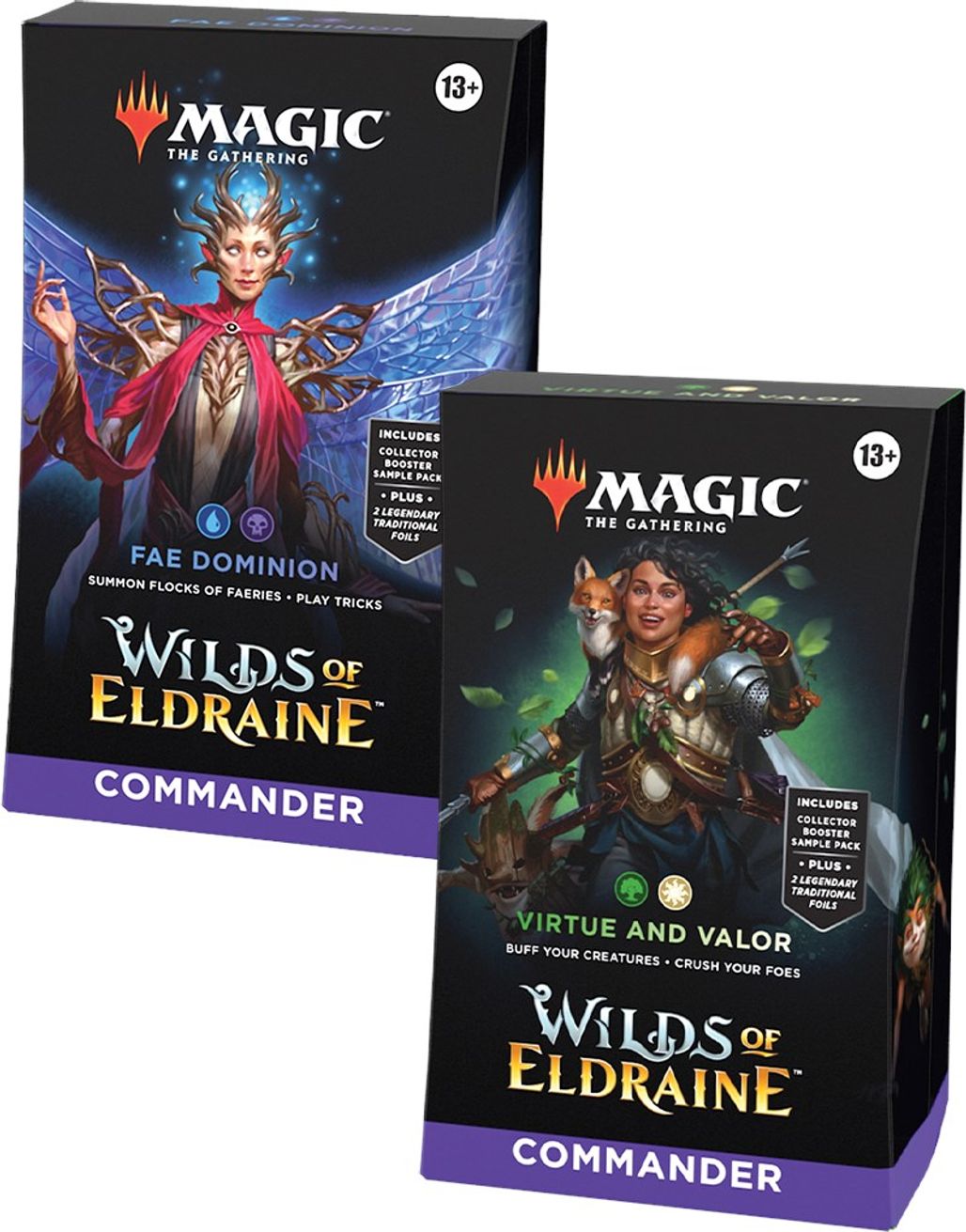 Wilds of Eldraine Commander Decks [Set of 2] - Commander: Wilds of ...